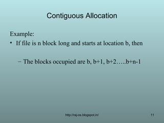 Allocation methods continuous method.47 | PPT
