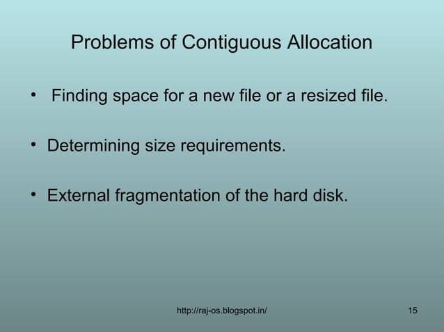 Allocation Methods Continuous Method47 Ppt