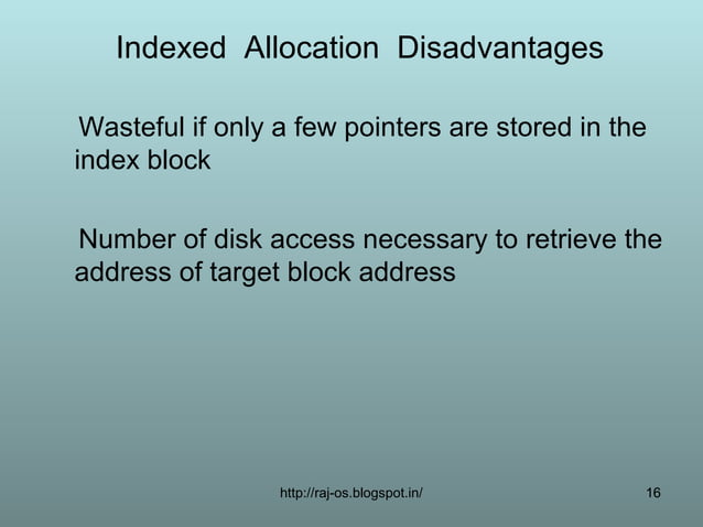 Allocation methods continuous method.47 | PPT