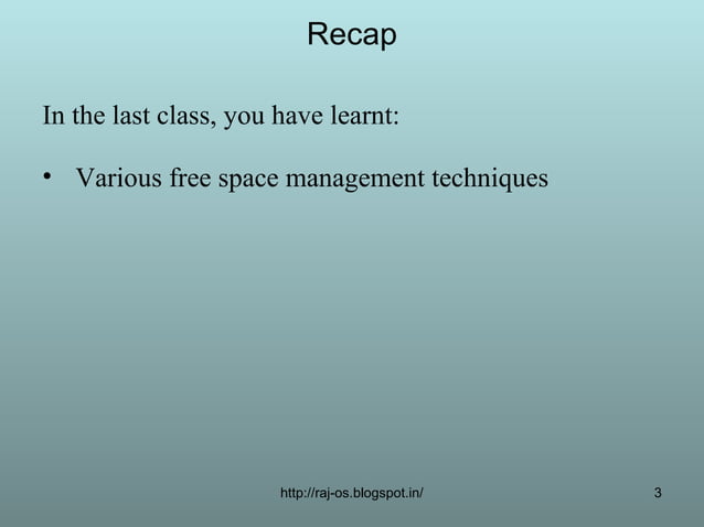 Allocation methods continuous method.47 | PPT
