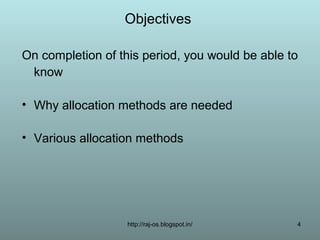 Allocation methods continuous method.47 | PPT