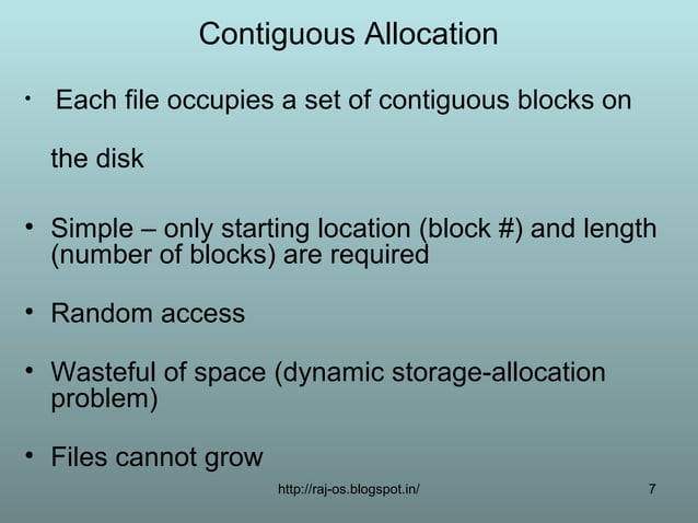 Allocation methods continuous method.47 | PPT