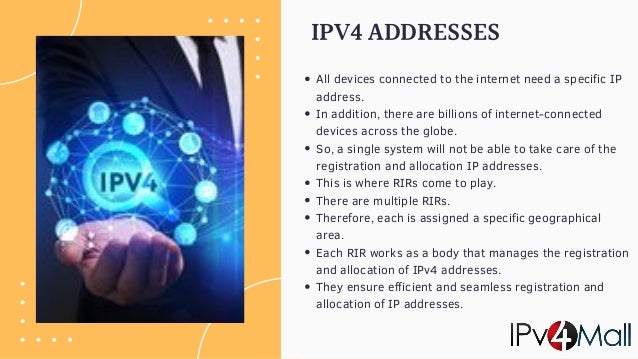 The Registration and Allocation of IPv4 Addresses | Buy IPv4 Address Block | IPv4 Addresses | PPT