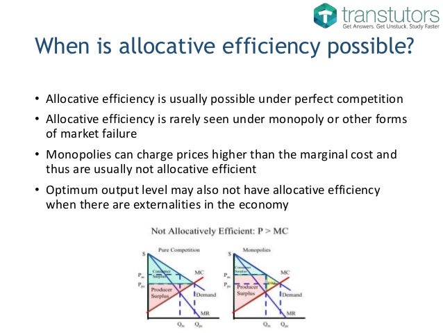 Allocative Efficiency | Eonomics