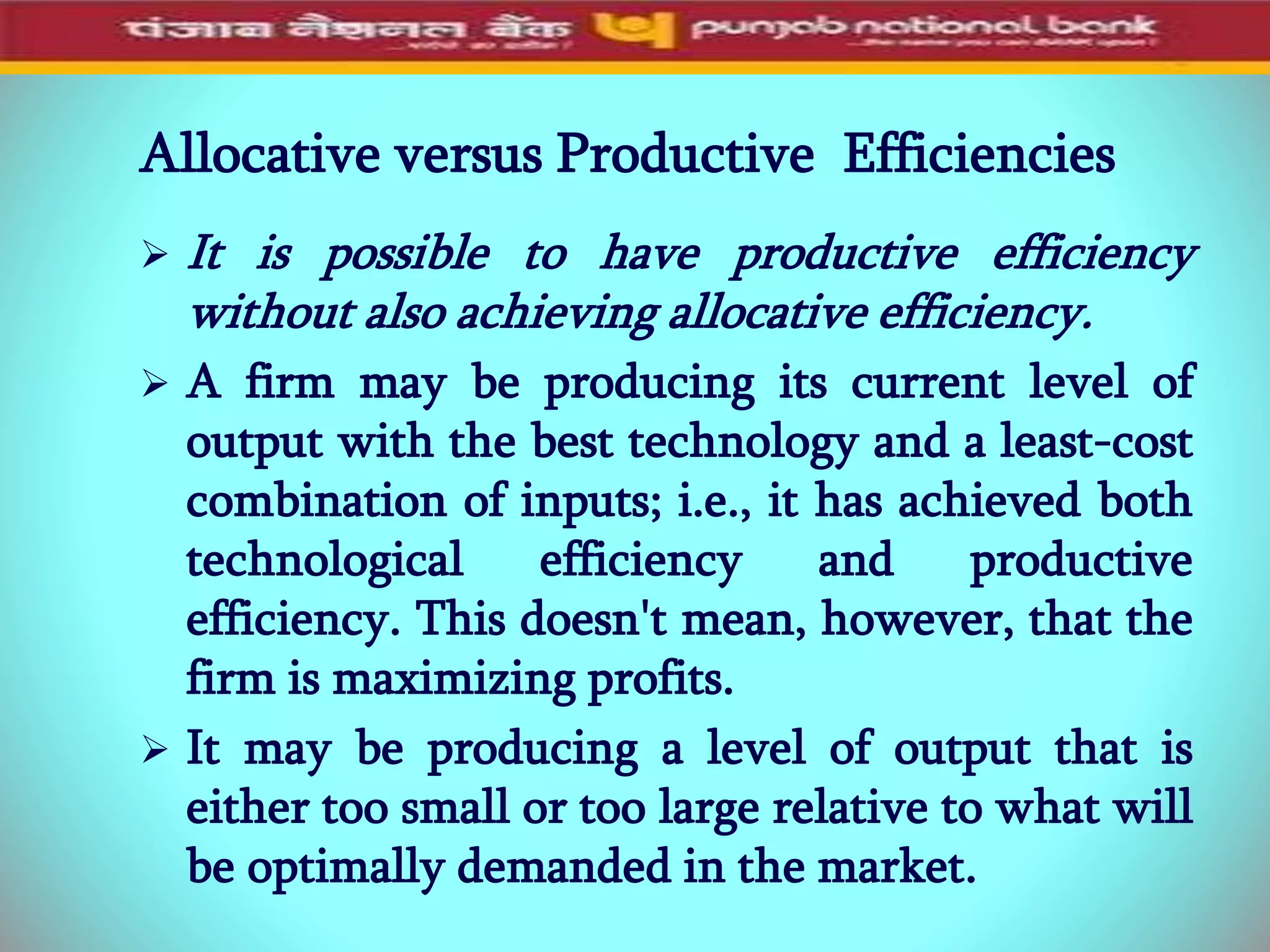 Allocative efficiency as a tool to improve top and bottom lines fin | PPT