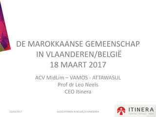 Moroccan community in Belgium | PPT