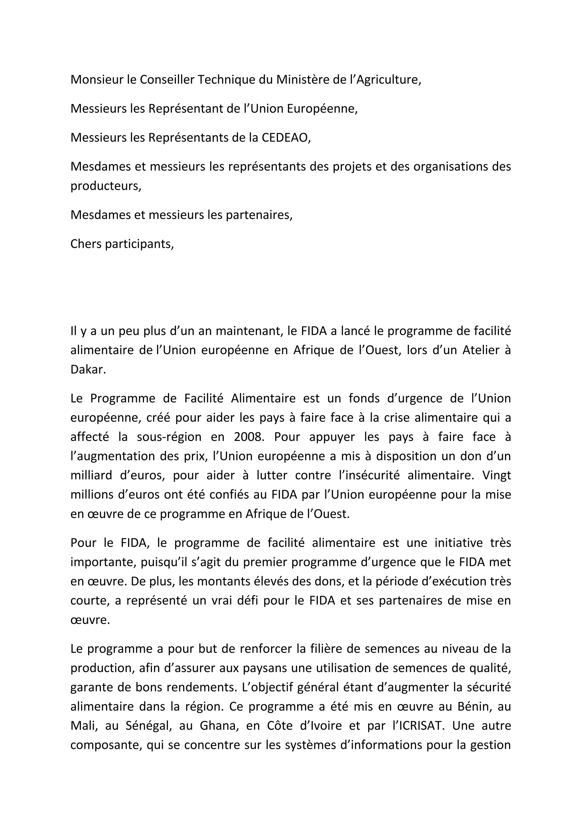 Allocution abidjan | PDF