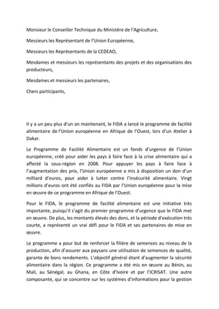 Allocution abidjan | PDF