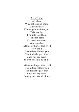 All of me | PDF