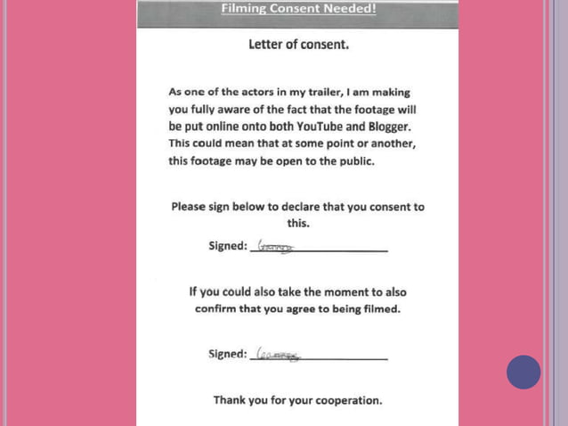 Letter of consent | PPTX