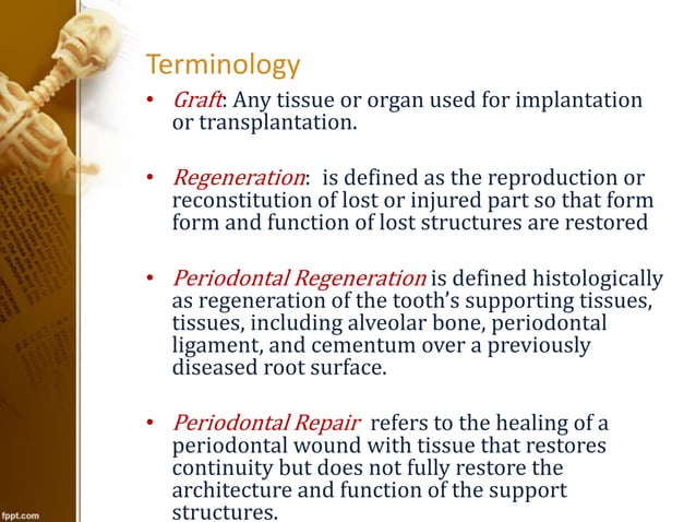 Allograft | PPTX | Dental Health | Diseases and Conditions