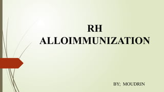 ALLOIMMUNISATION. Power point presentation | PPT