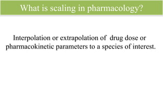 Allometric scaling | PPTX
