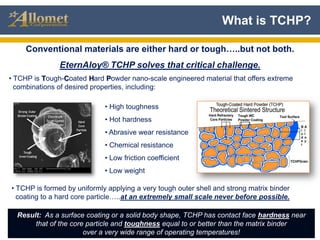 Allomet Tough Coated Hard Powders (Tchp) Highlights (Short Version) | PDF