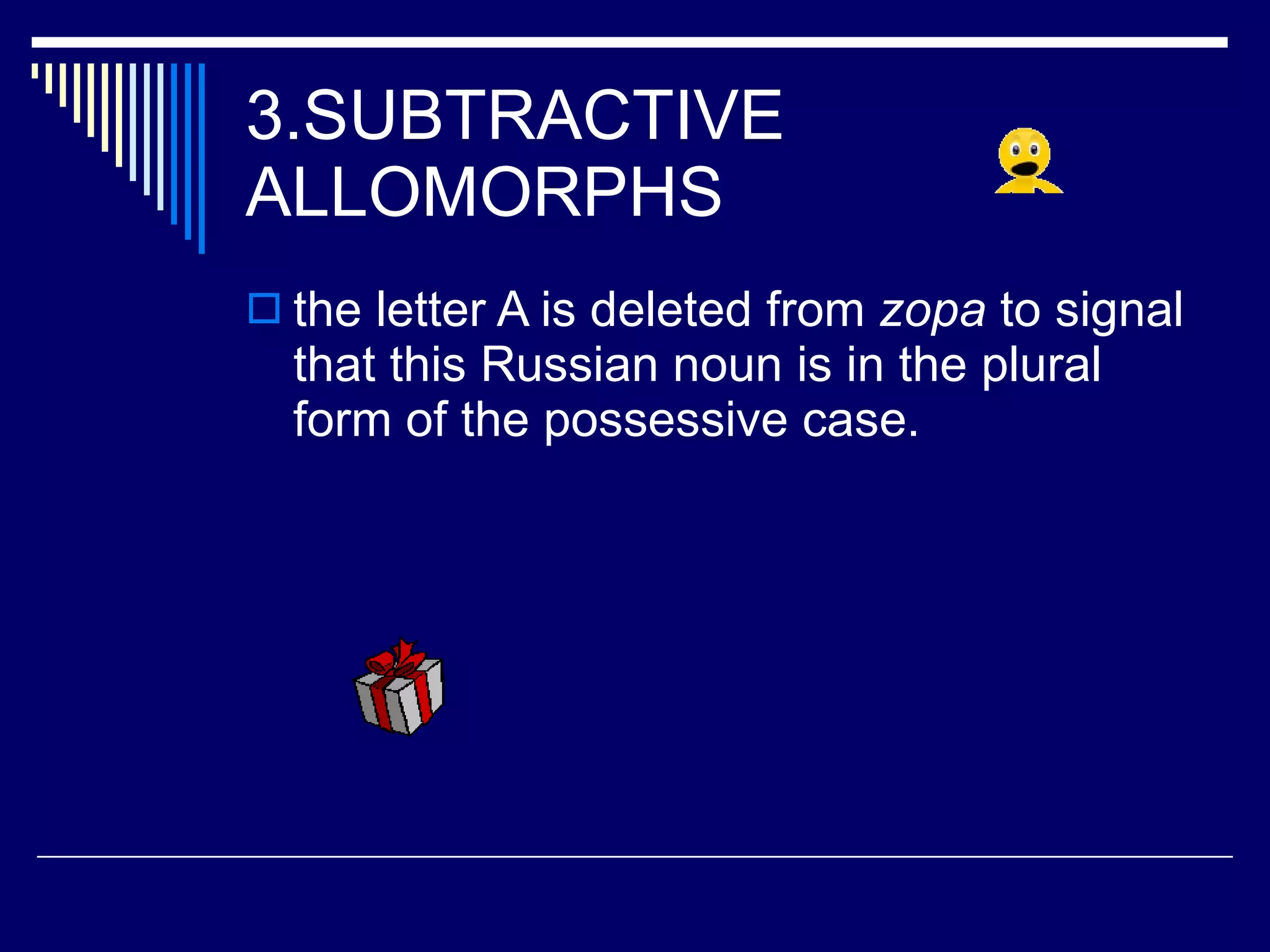 Allomorph power point 2 | PPT