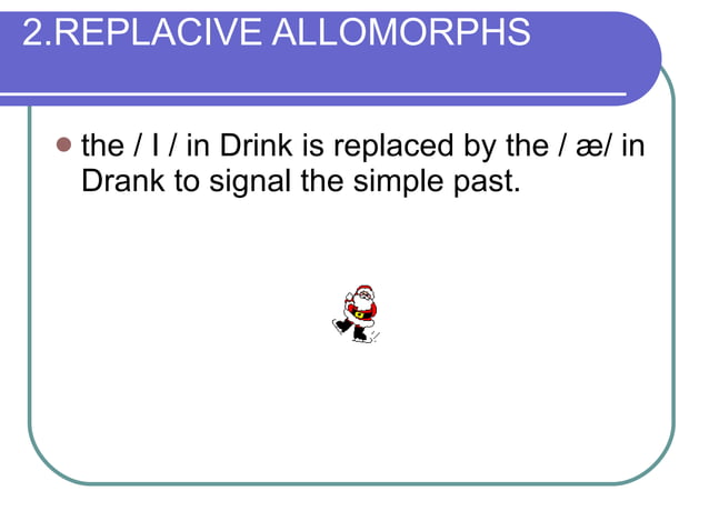 Allomorph power point 2 | PPT