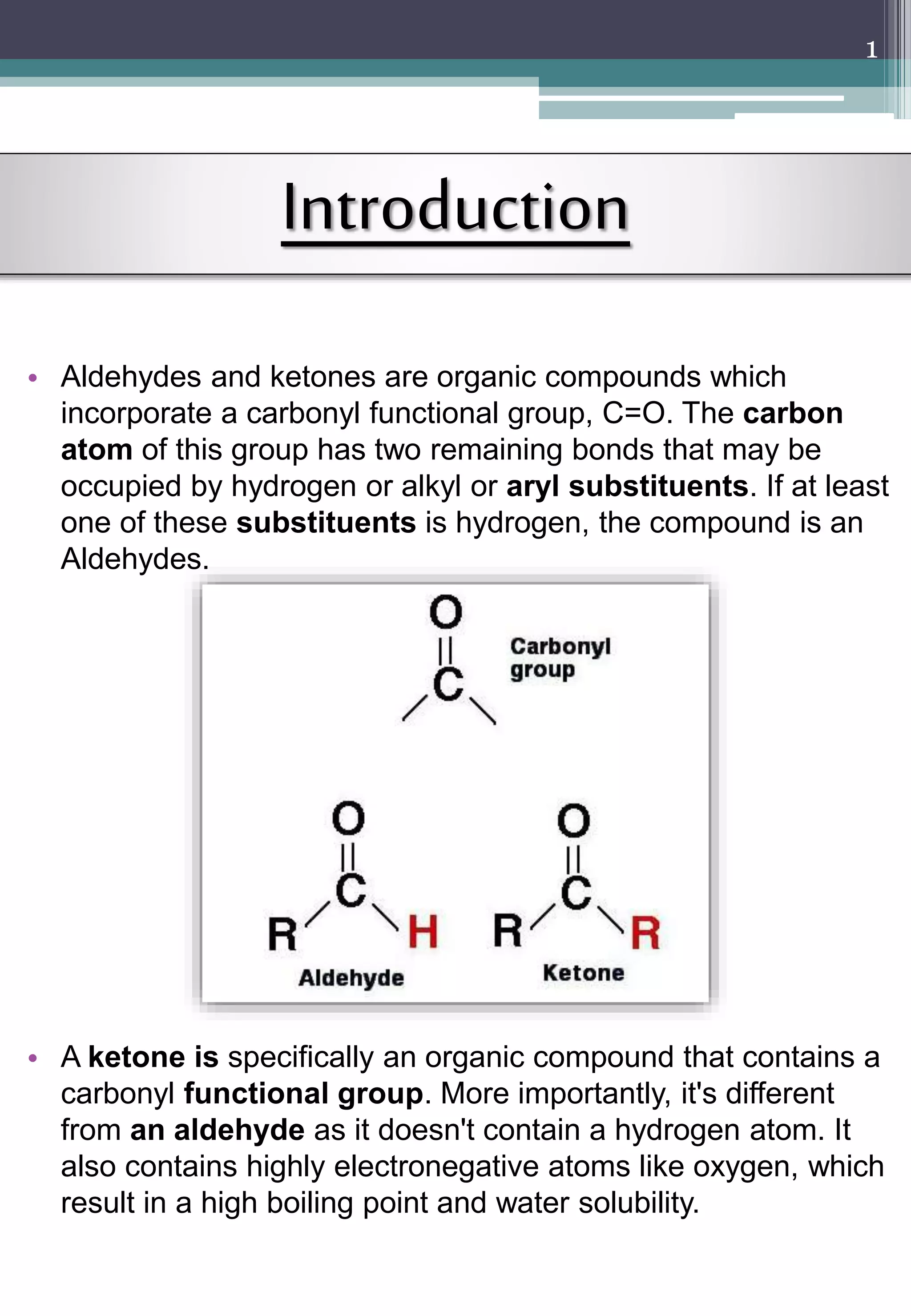 Aldehydes and Ketones | PPTX