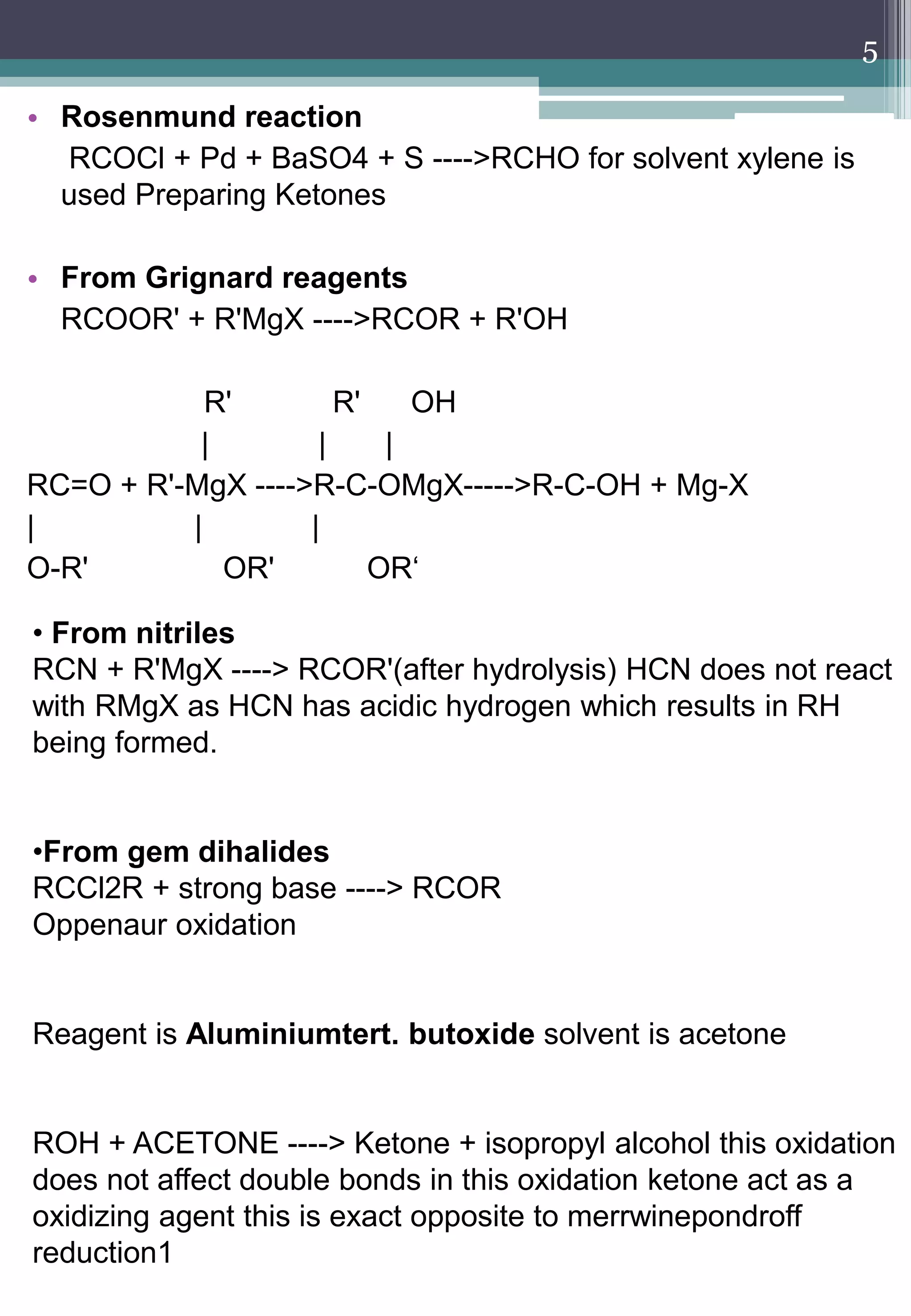 Aldehydes and Ketones | PPTX