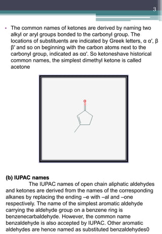 Aldehydes and Ketones | PPTX