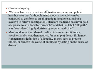 Allopathy | PPTX