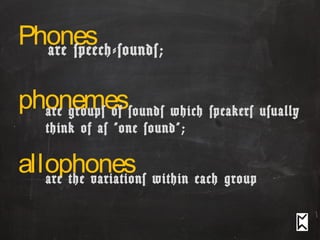 Allophone | PPT