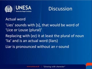 Allophone & allomorph and sound pattern of language | PPTX