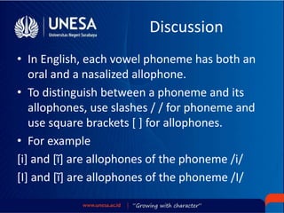 Allophone & allomorph and sound pattern of language | PPTX