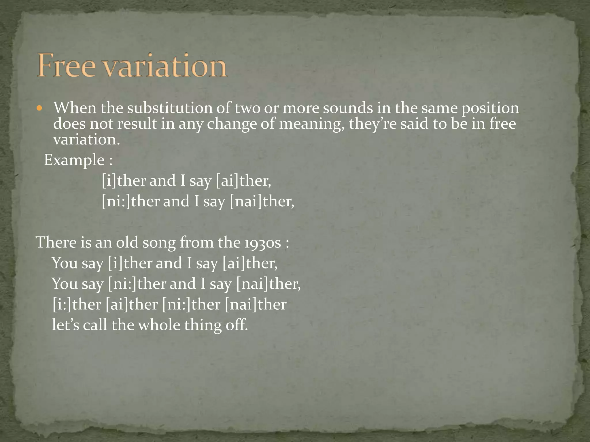 Allophone presentation | PPTX