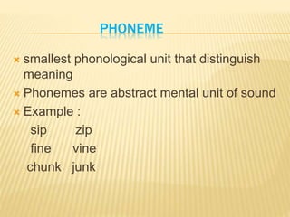 Allophone presentation | PPTX