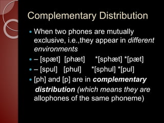 Allophone presentation | PPTX