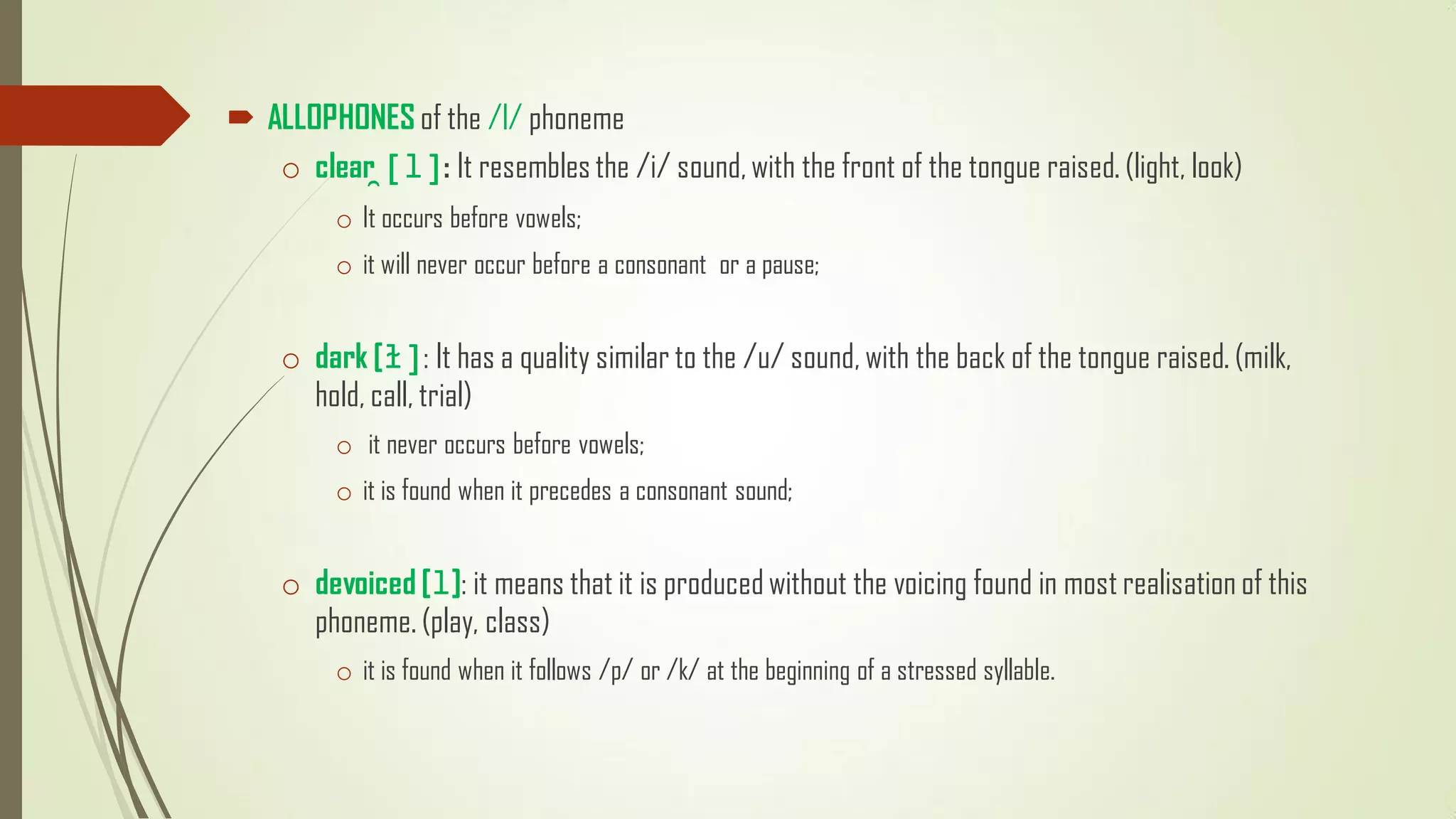 English Allophones | PDF