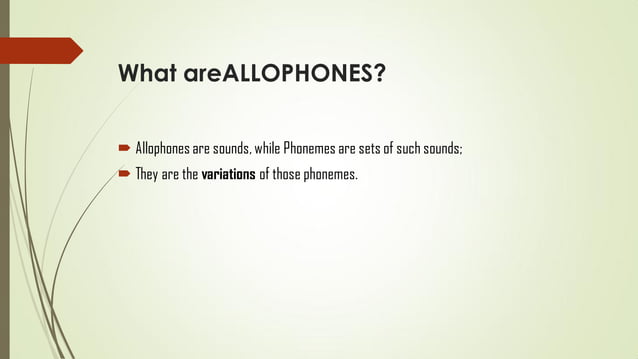 English Allophones | PDF