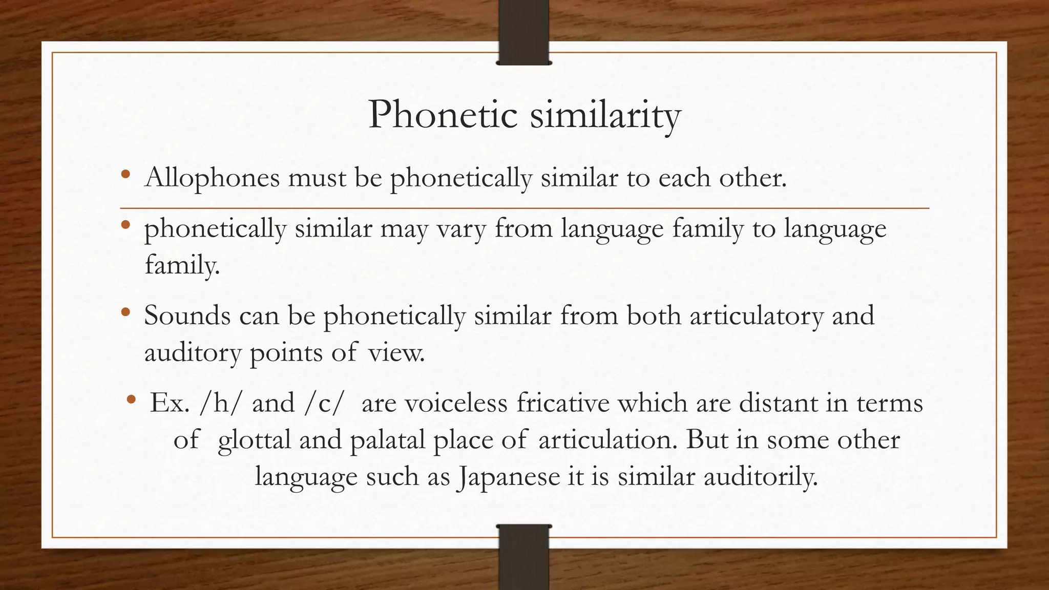 Allophones | PPTX
