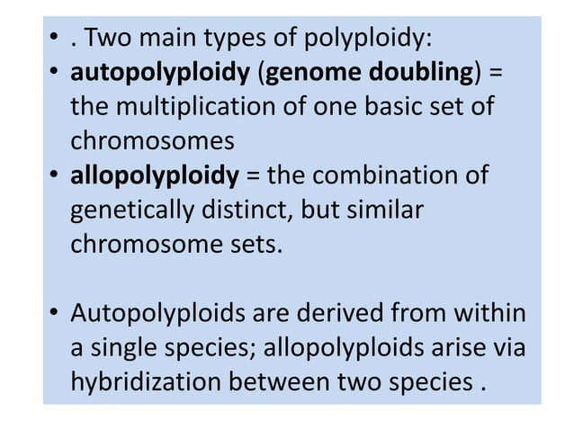 Allopolyploid | PPTX