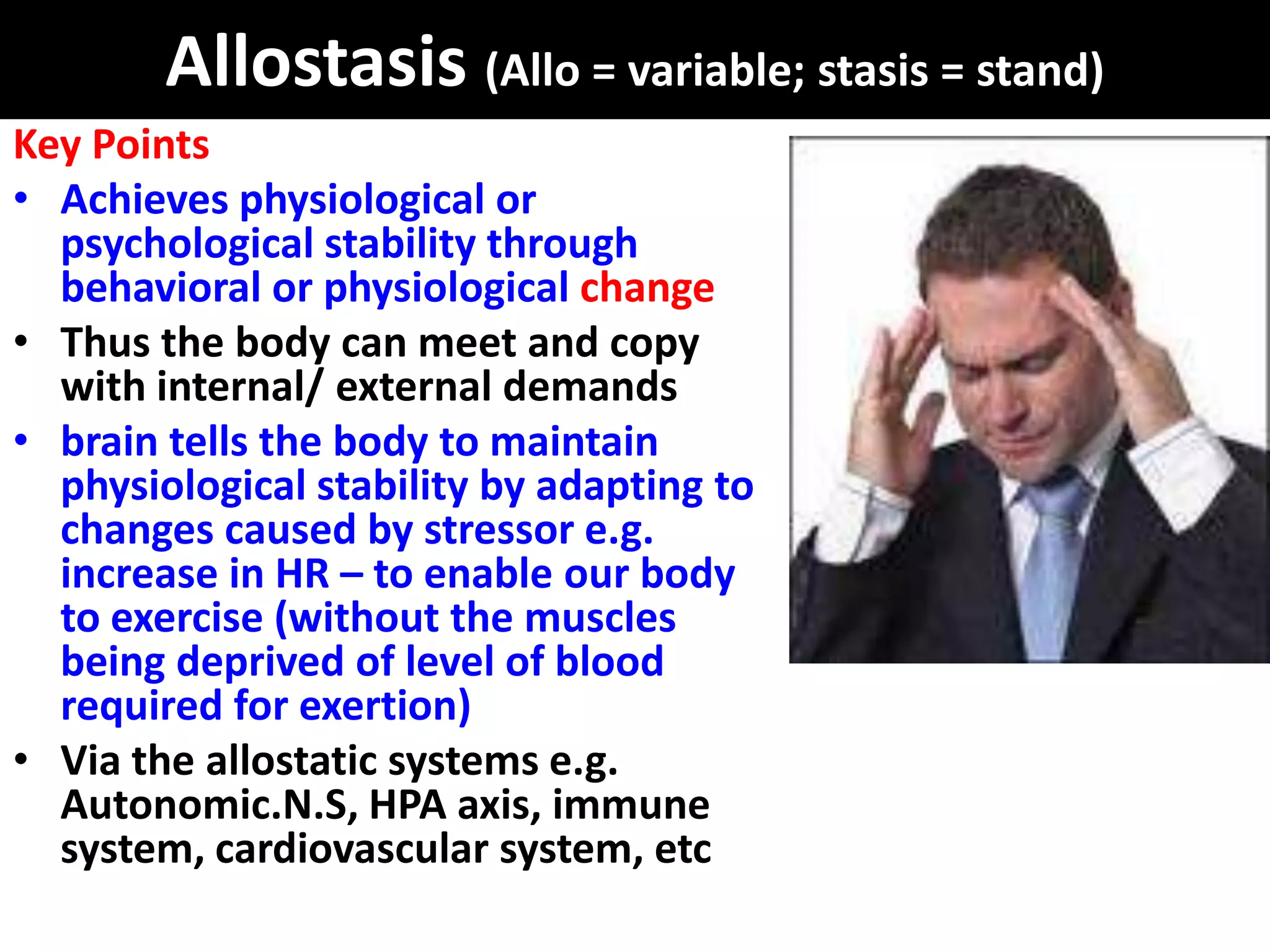 Allostasis | PPTX
