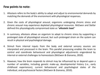 Allostatic load study design | PPTX