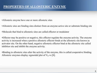 Allosteric enzymes | PPTX | Chemistry | Science