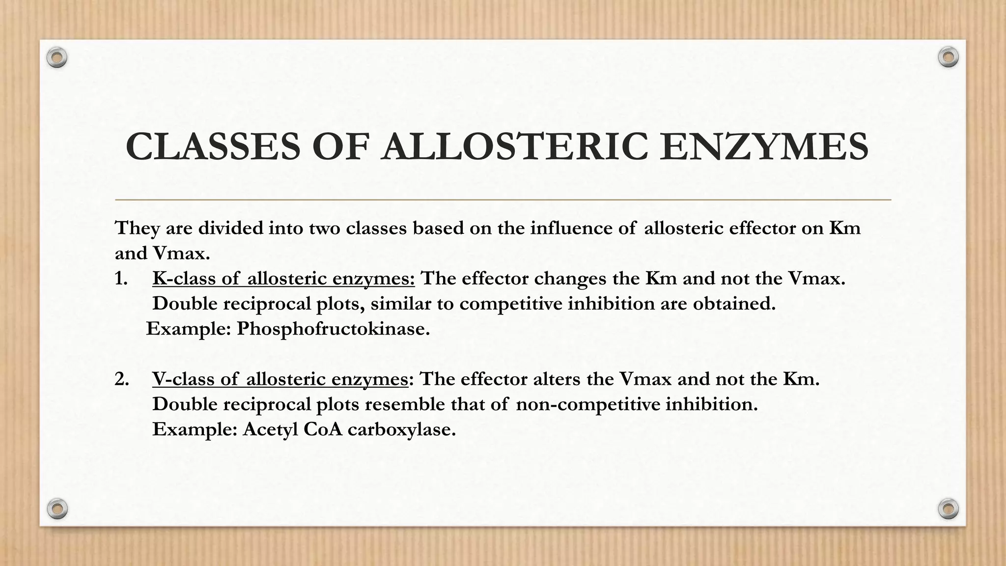 Allosteric enzymes | PPTX
