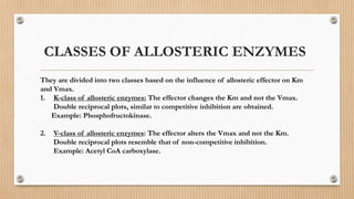 Allosteric enzymes | PPTX
