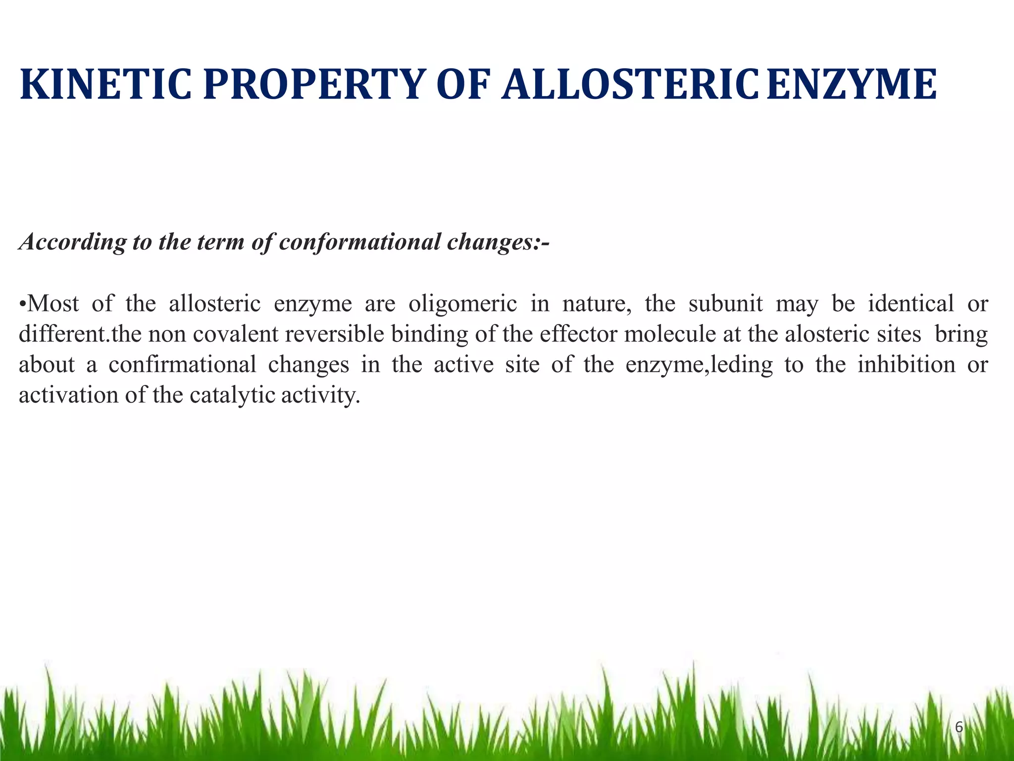 Allosteric enzymes regulation | PPTX | Chemistry | Science
