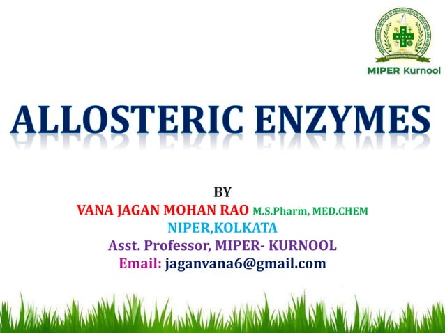 Allosteric enzymes regulation | PPTX | Chemistry | Science