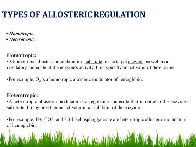 Allosteric enzymes regulation | PPTX | Chemistry | Science