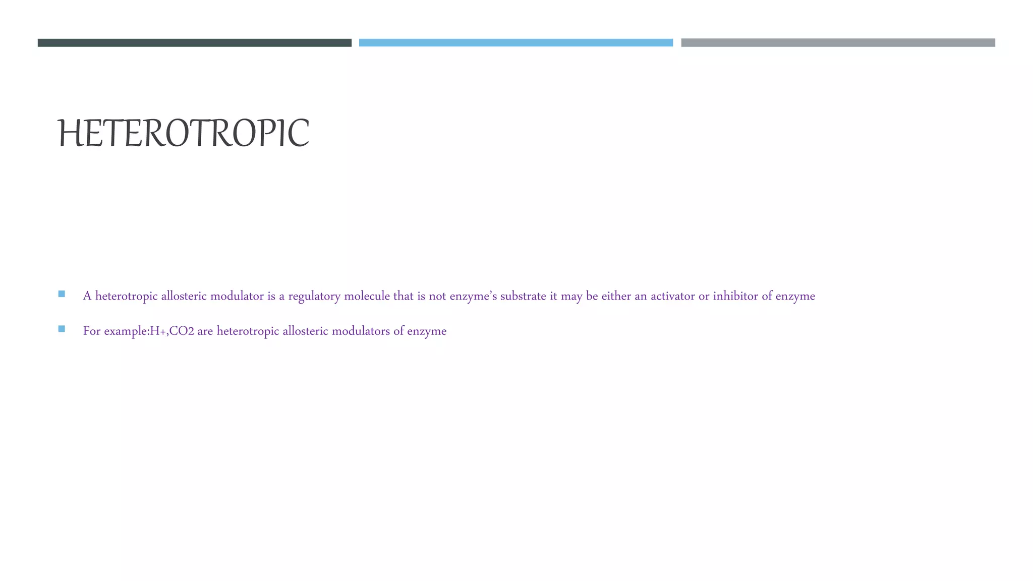Allosteric enzymes and their regulation | PPTX