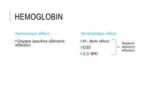 Allosteric property of hemoglobin | PPTX