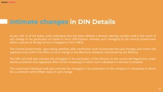 Allotment of DIN (Director Identification Number) | PPTX