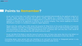 Allotment of DIN (Director Identification Number) | PPTX