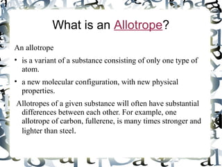 Allotropes | PPT