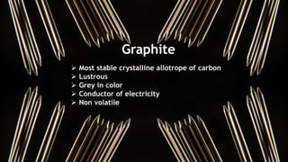 Carbon and its allotropes | PPTX