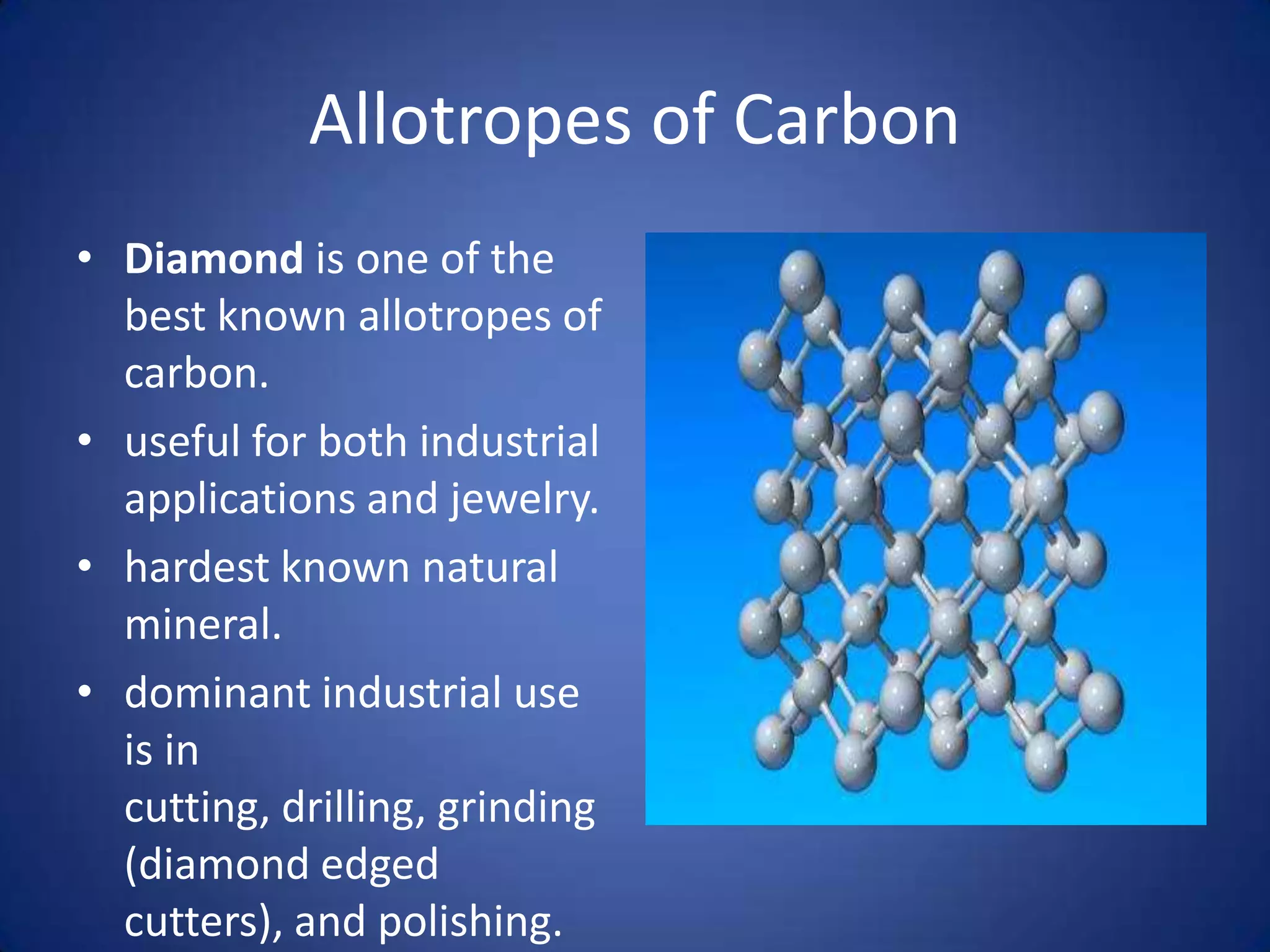 Allotropes of carbon | PPTX