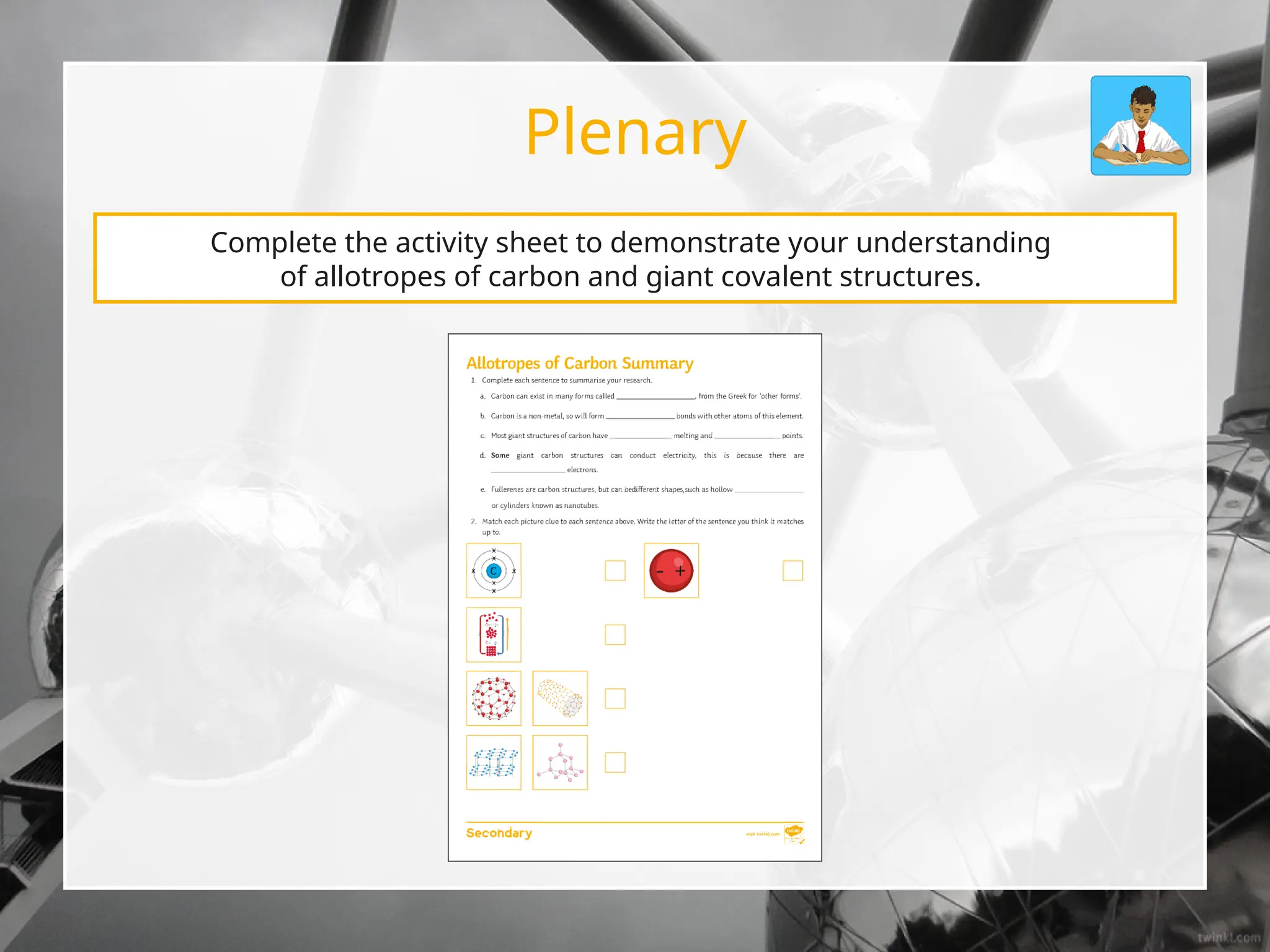 Allotropes Of Carbon With Giant Covalent Structures Powerpoint.ppt